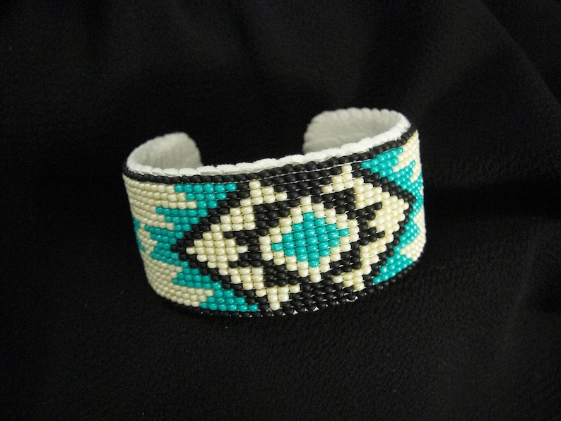 Handmade Beaded Cuff Bracelet - CUSTOM Design | - - Etsy