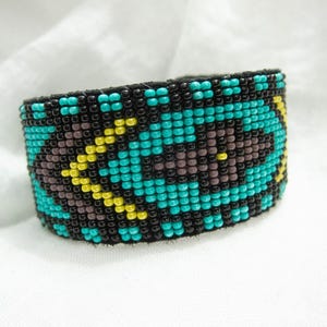 Handmade Beaded Cuff Bracelet - CUSTOM Design | - - Etsy
