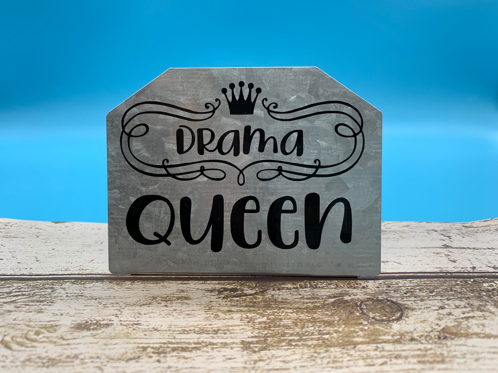 Drama Queen Sign Snarky Sign Desk Sign Metal Sign | Etsy