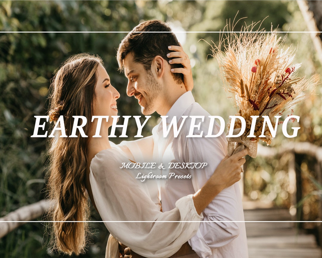 20 EARTHY WEDDING Lightroom Presets, Mobile Desktop Lightroom Presets ...