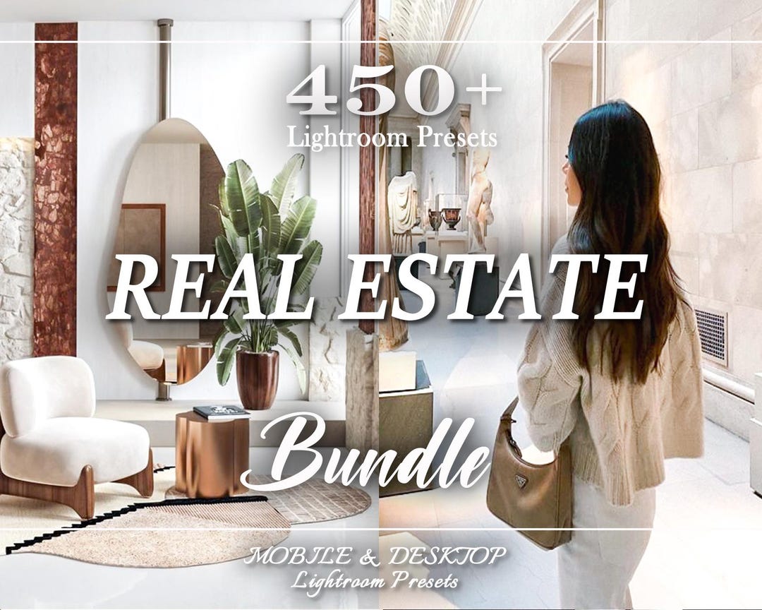 450+ Real Estate Presets, Indoor Lightroom Presets, Indoor Presets ...