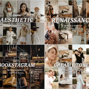 650 BOOKSTAGRAM Presets, Book Presets, Books Lightroom Presets, Bookish ...