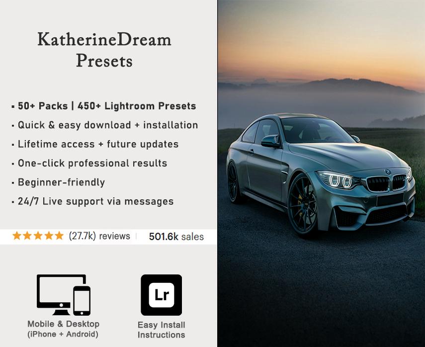 450 AUTO Presets - Car Presets - Moto Presets - Automotive Lightroom ...