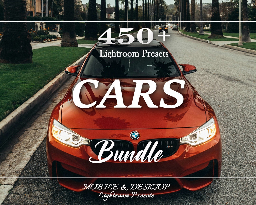 450 AUTO Presets - Car Presets - Moto Presets - Automotive Lightroom Presets Bundle, Mobile ...