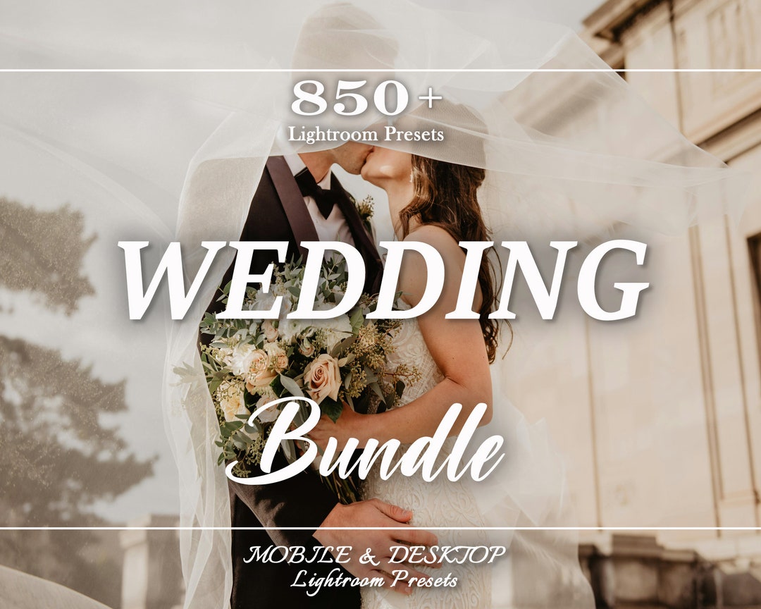 WEDDING Presets Bundle, Bride Presets, Wedding Photography, Lightroom ...