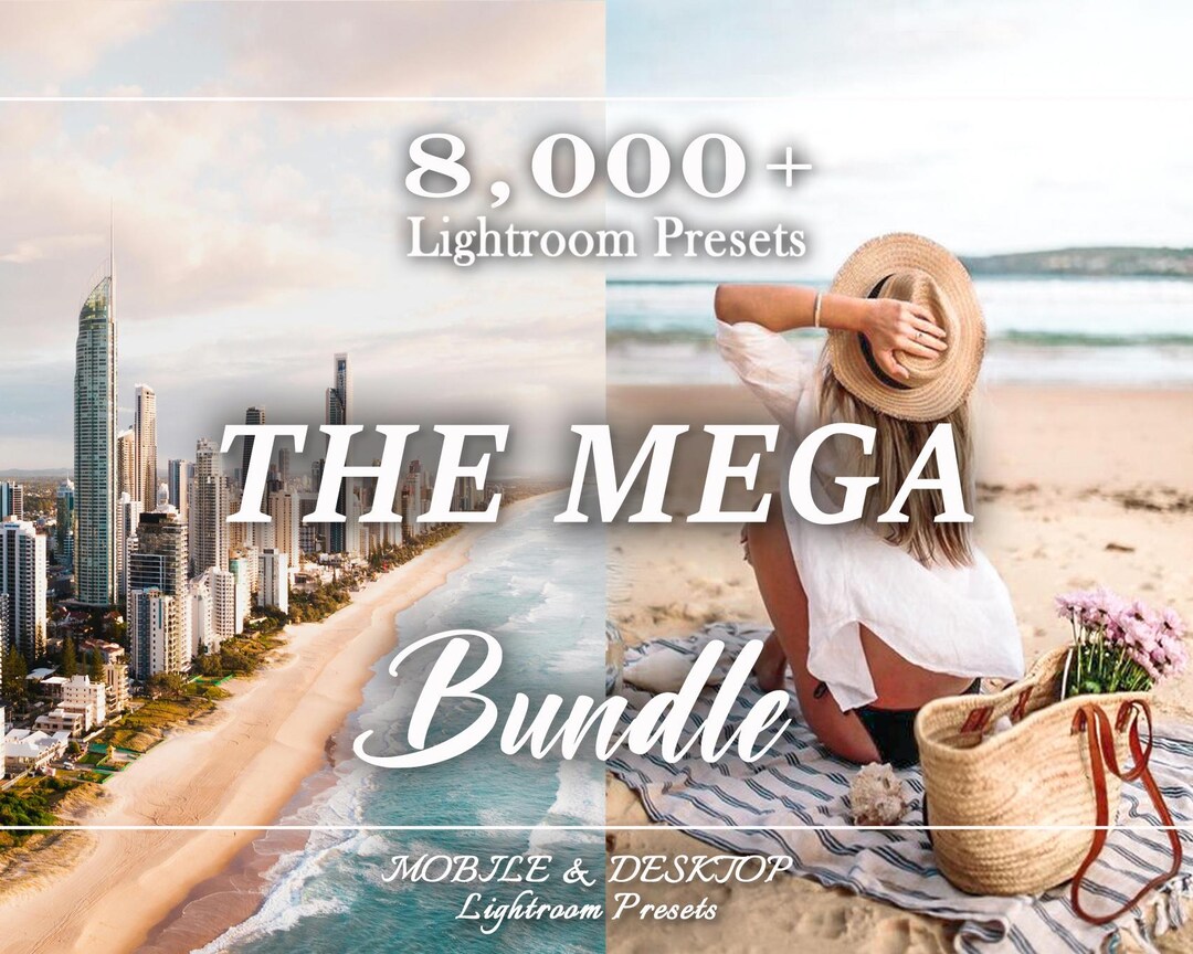 8,000+ Color POP Presets, Lightroom Presets Bundle, Vibrant Presets ...