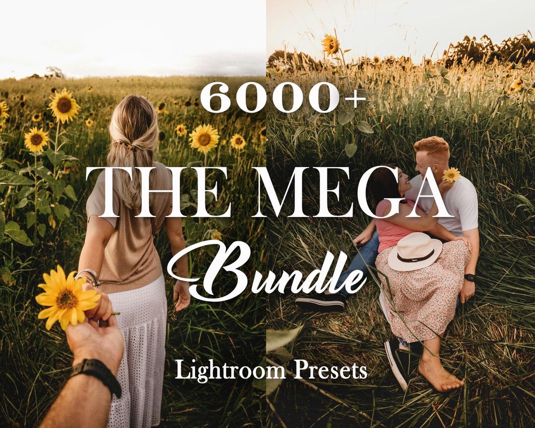 6000 Lightroom Presets, MEGA Presets Bundle, Lightroom Mobile Presets, Desktop Preset, Bright ...