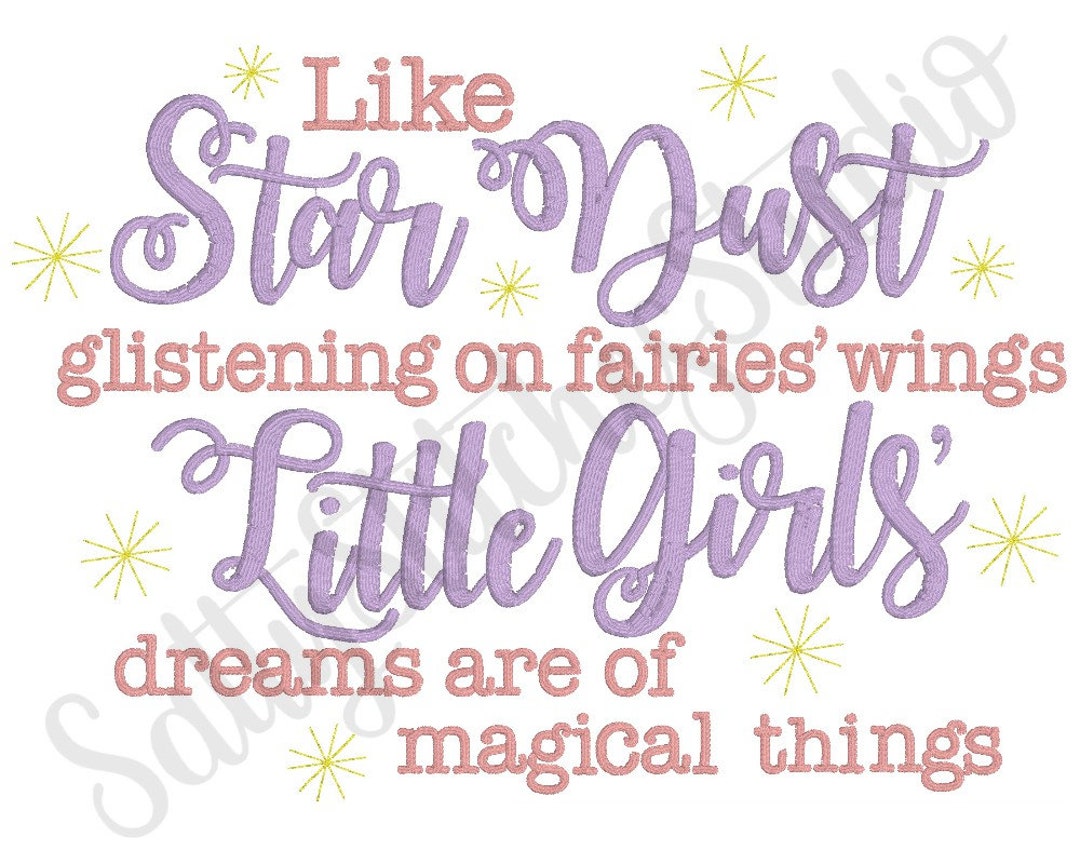 Like Stardust Glistening on Fairies Wings Little Girls Dreams Are of ...