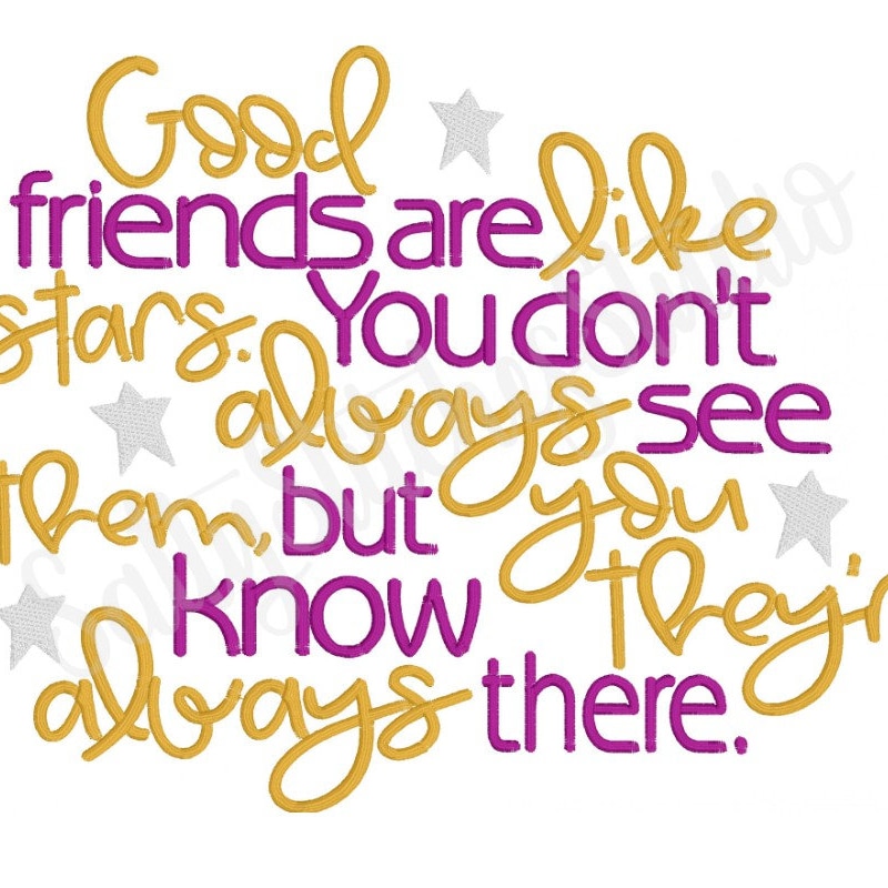 Friends Embroidery Design - Etsy