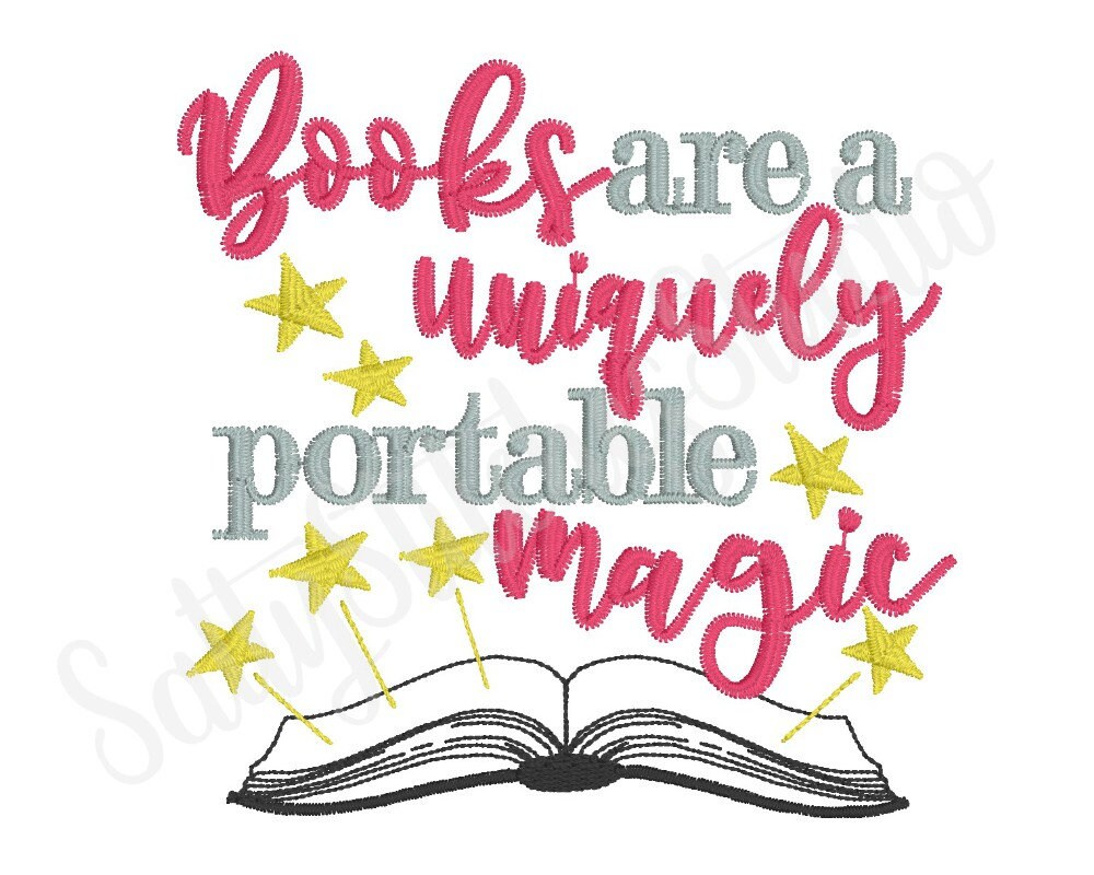Books Are A Uniquely Portable Magic Digital Download Machine | Etsy