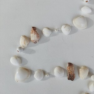 Hanging Seashell Garland, Long Sea Shell and Pearls Wind Chime, Mobile ...