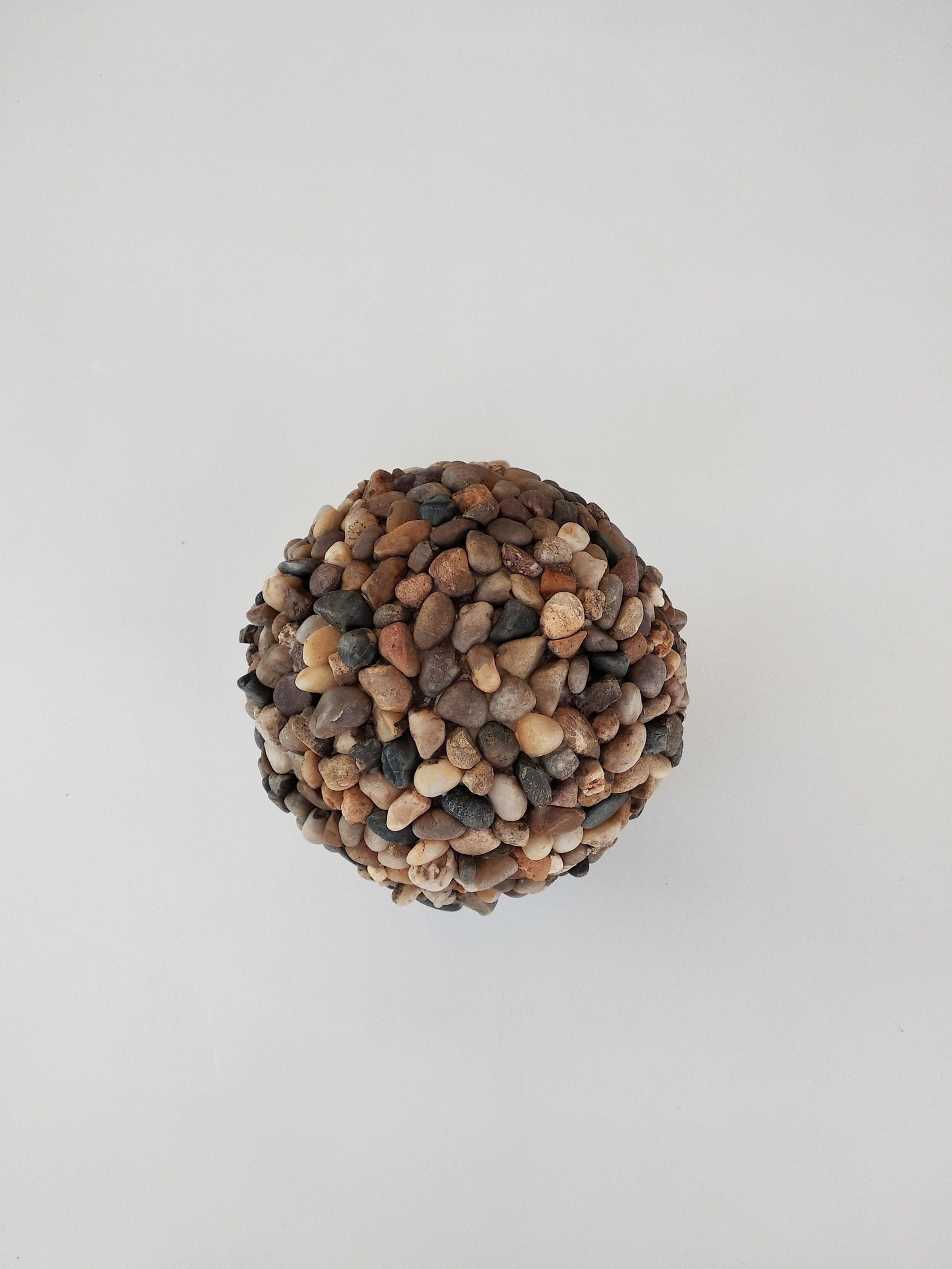 Large Decorative River Rocks Ball Rustic Stones Sphere - Etsy