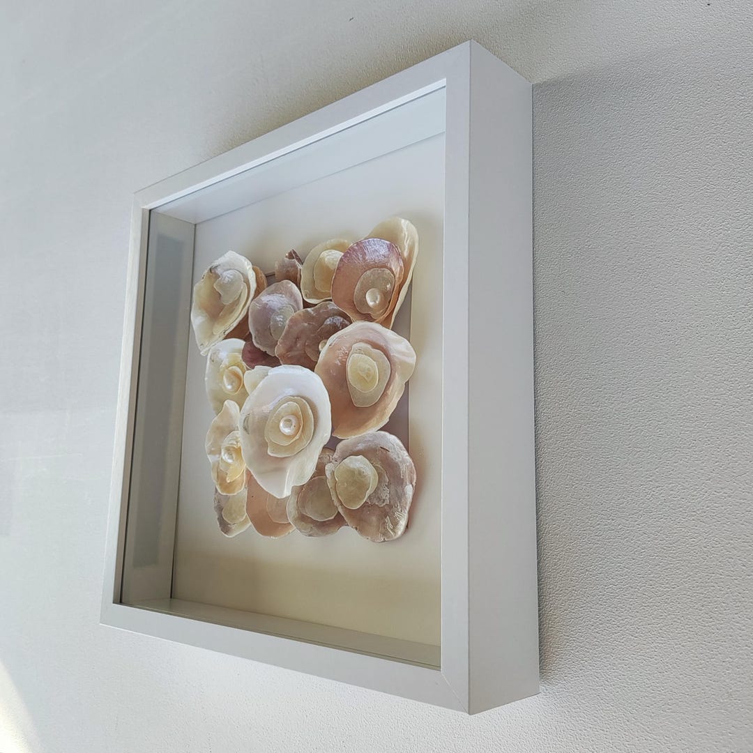 Mother of Pearl Shells and Freshwater Pearls Painting, Beach House ...