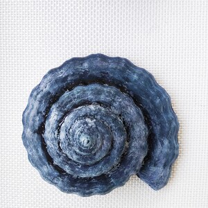 3d Seashell Beach Wall Art Plaster Ammonite Sculpture Set of - Etsy