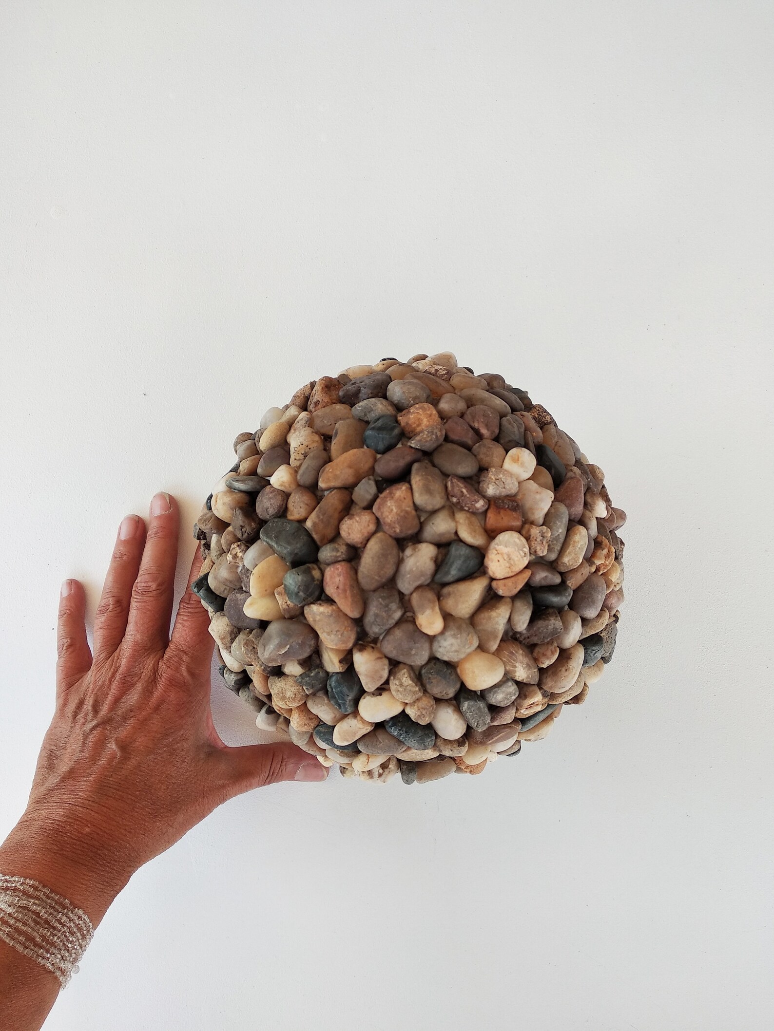 Large Decorative River Rocks Ball Rustic Stones Sphere - Etsy