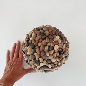 Large Decorative River Rocks Ball Rustic Stones Sphere - Etsy