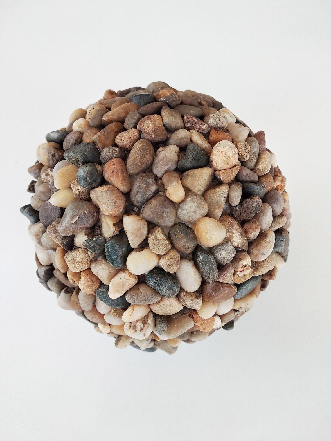 Large Decorative River Rocks Ball Rustic Stones Sphere - Etsy