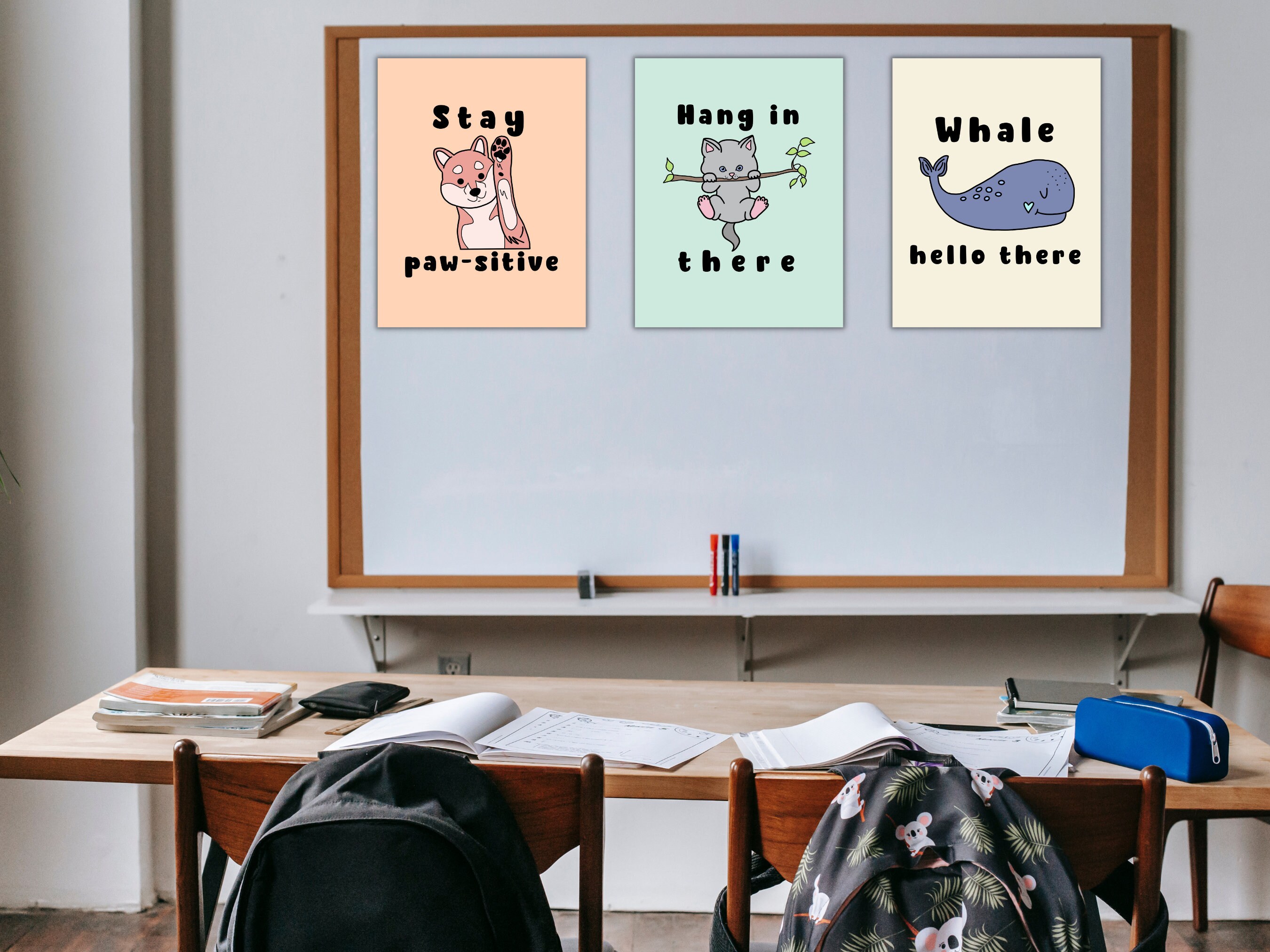 10 Classroom Posters for Kids and Teacher in School Class or Bedroom ...