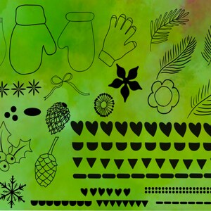Mittens Stamp Set for Procreate - Etsy