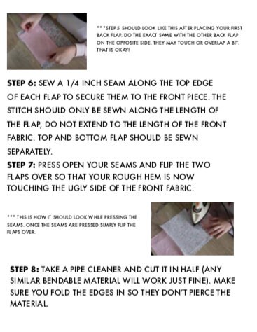 Pleated Face Mask PDF Pattern Digital Download - 4 Sizes With Written ...