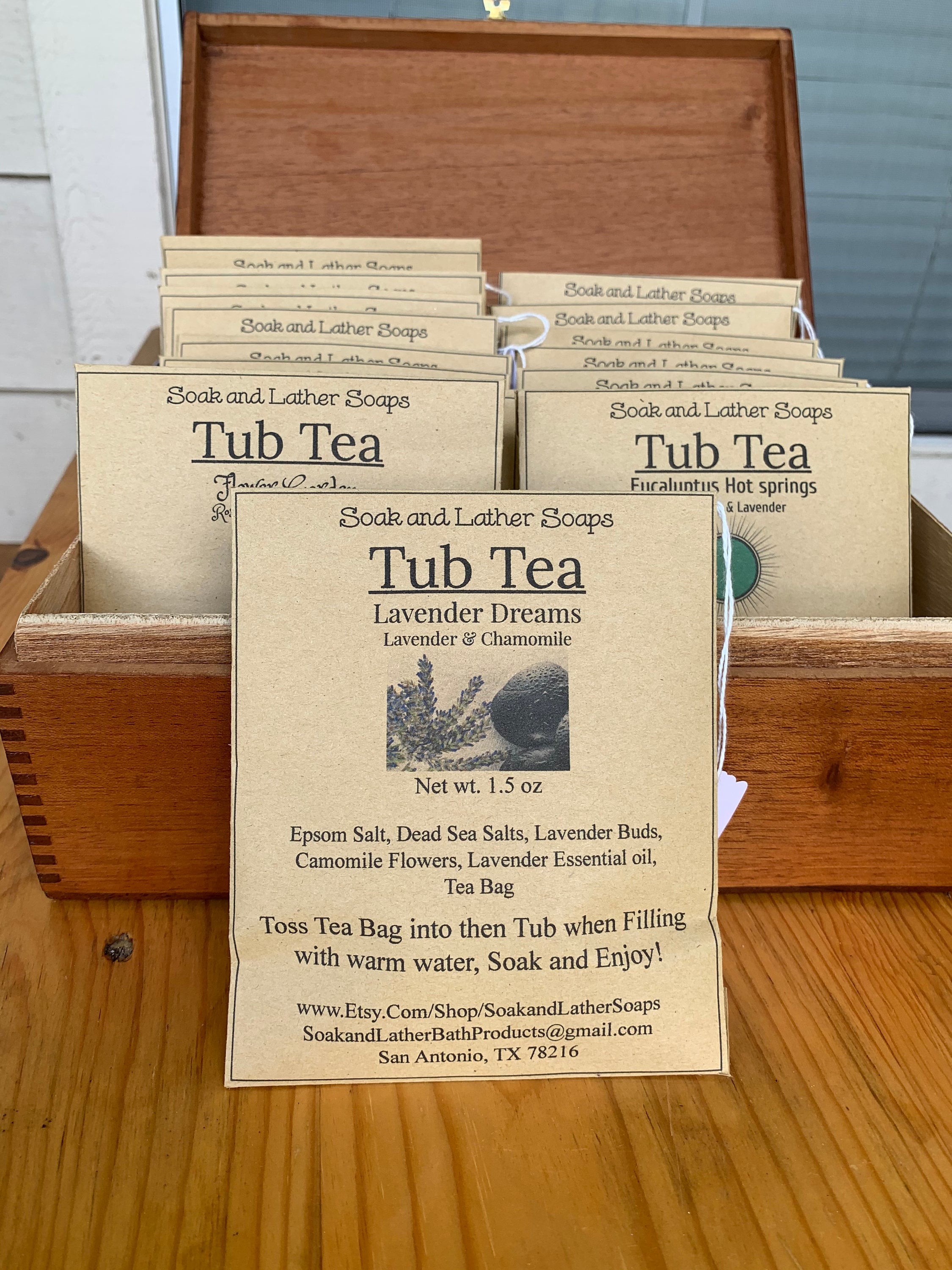 3 Pack - Tub Tea Aromatherapy Salts - Etsy