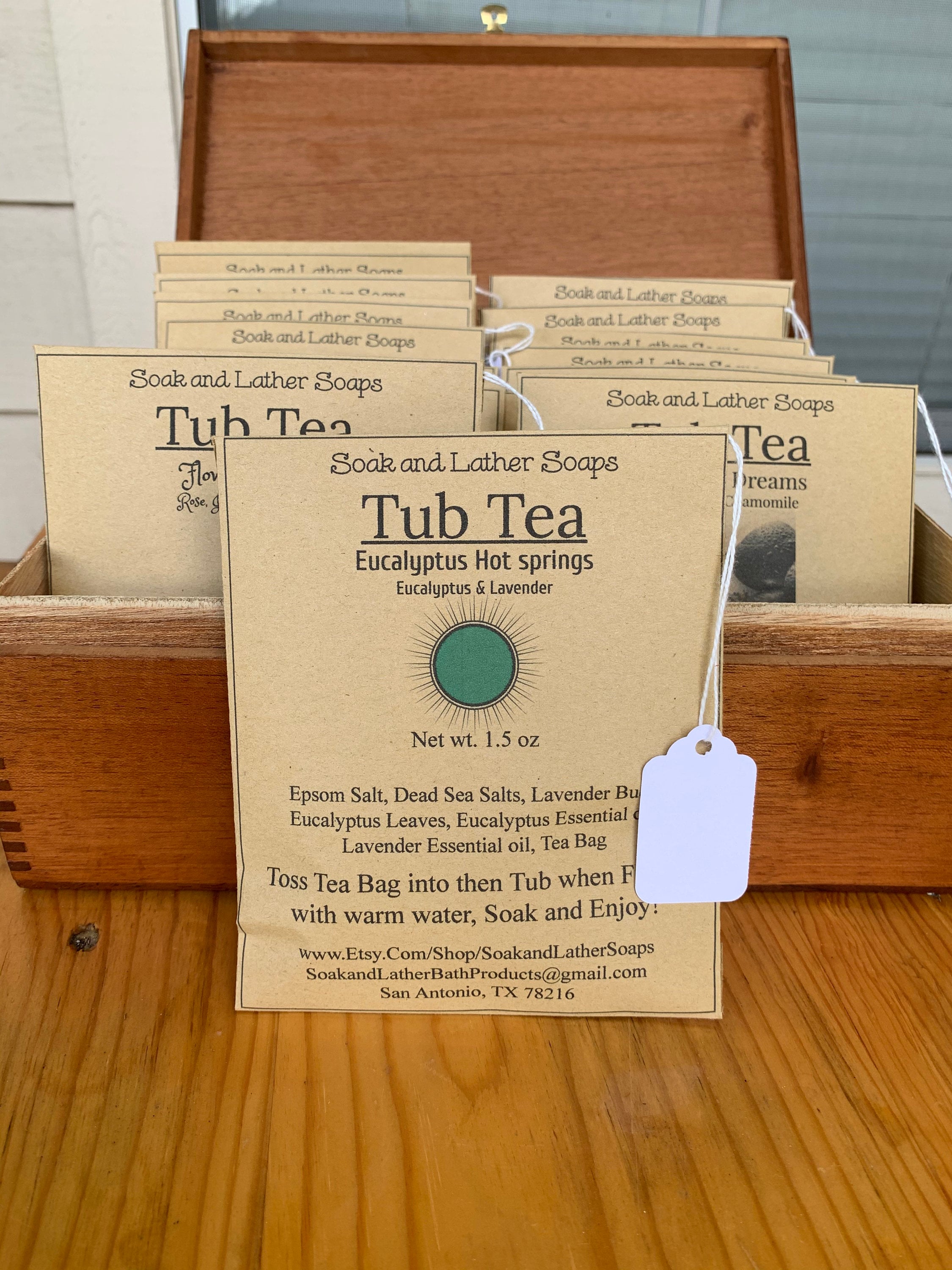 3 Pack - Tub Tea Aromatherapy Salts - Etsy