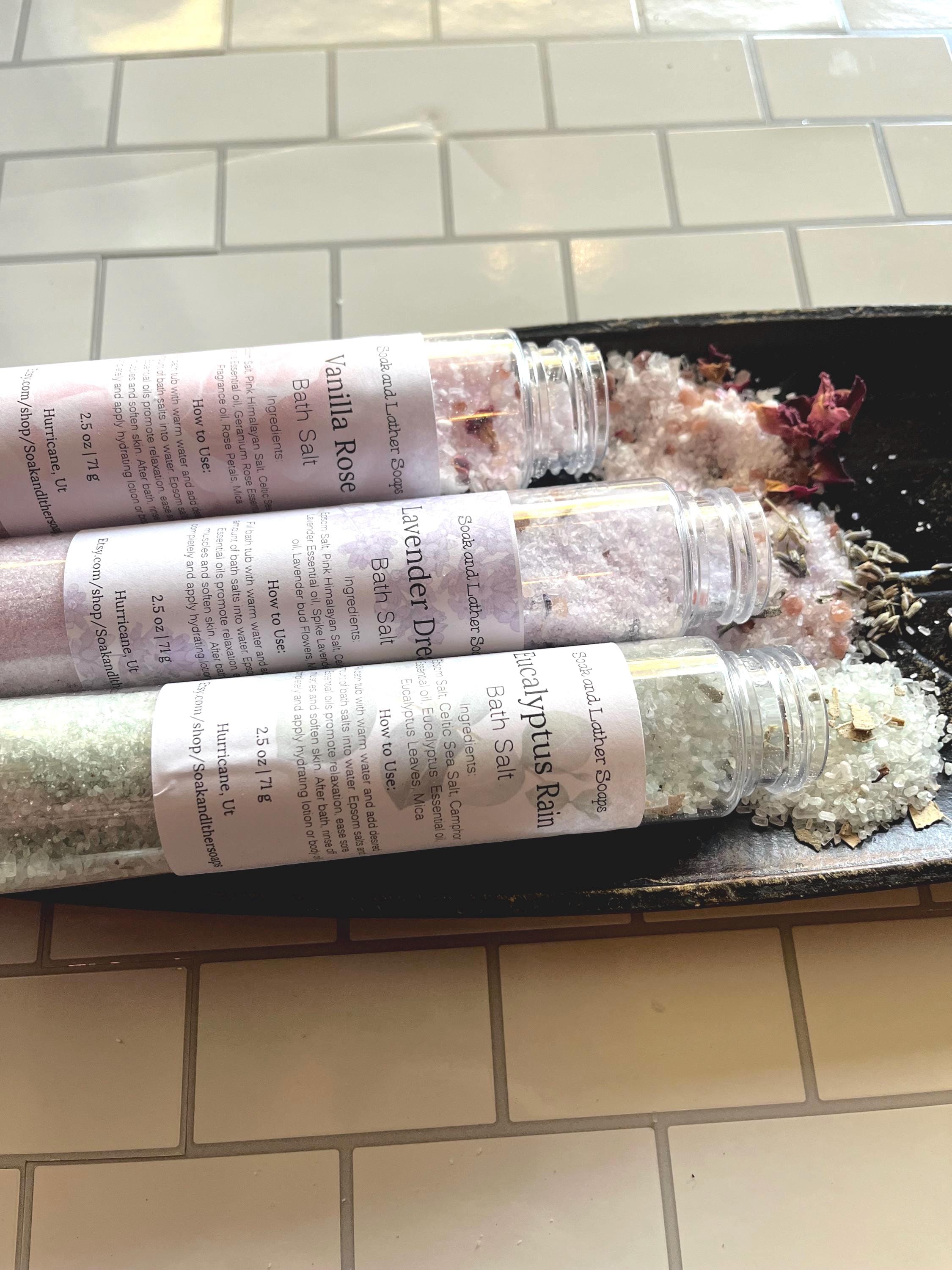 Bath Salt Set - Etsy