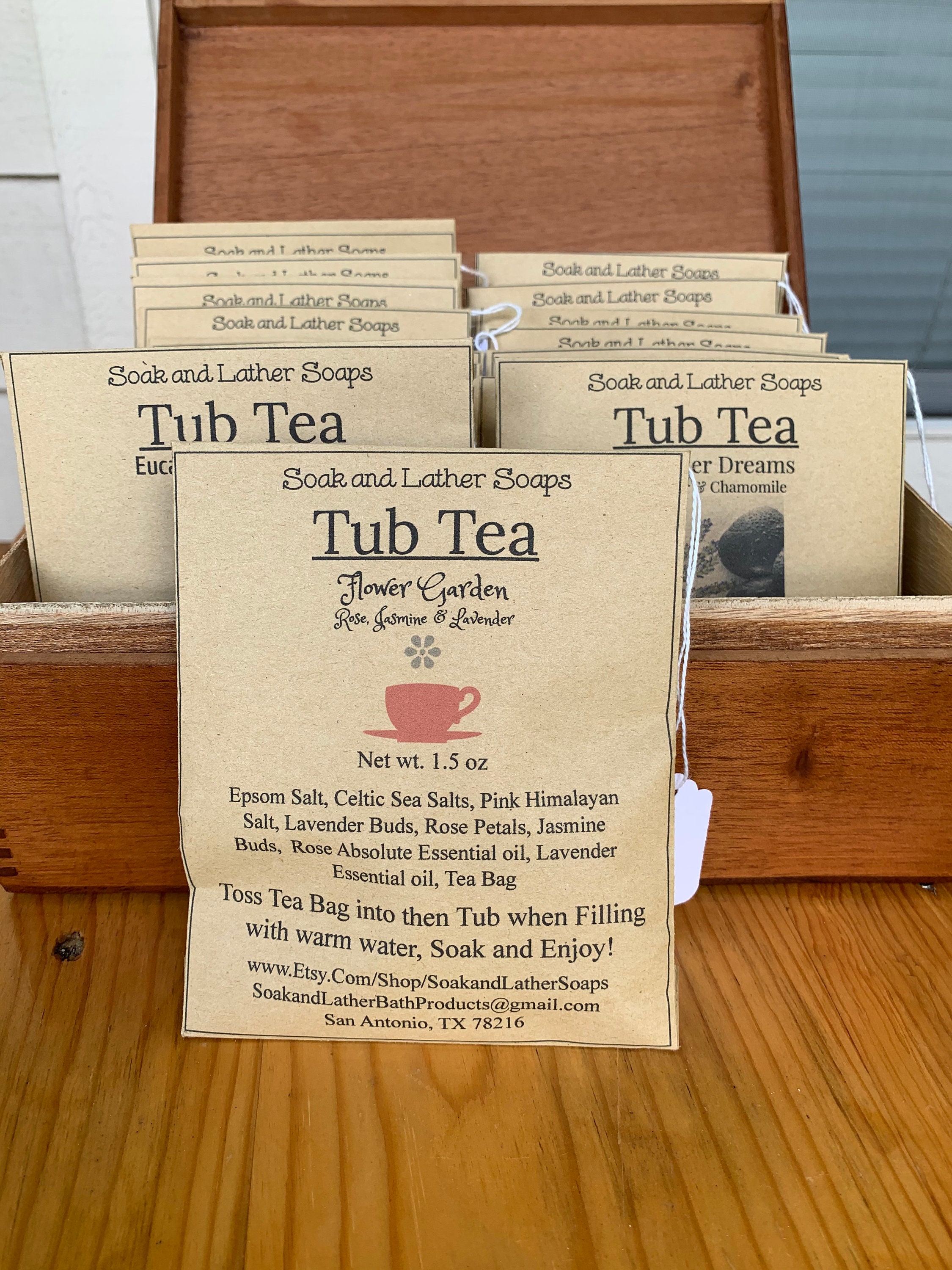 3 Pack - Tub Tea Aromatherapy Salts - Etsy