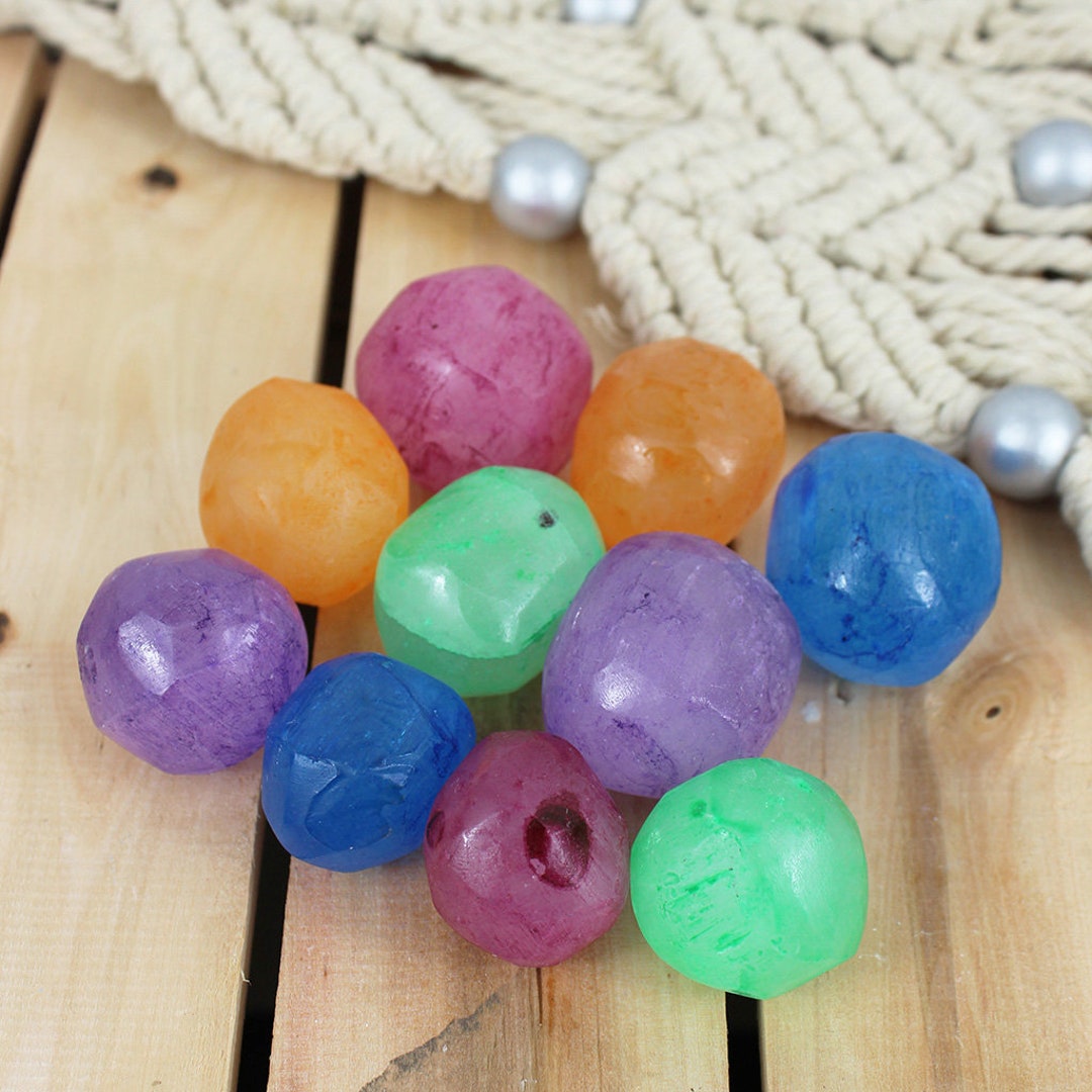 Colored Selenite Tumbled Stones Set 10 Pcs | Colored Selenite | Colored ...