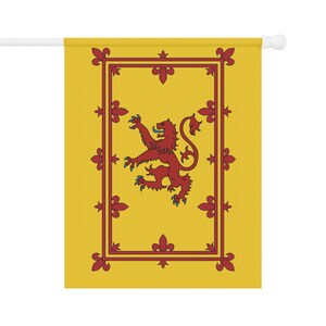 Lion Rampant Garden Banner: Royal Arms of Scotland - Etsy