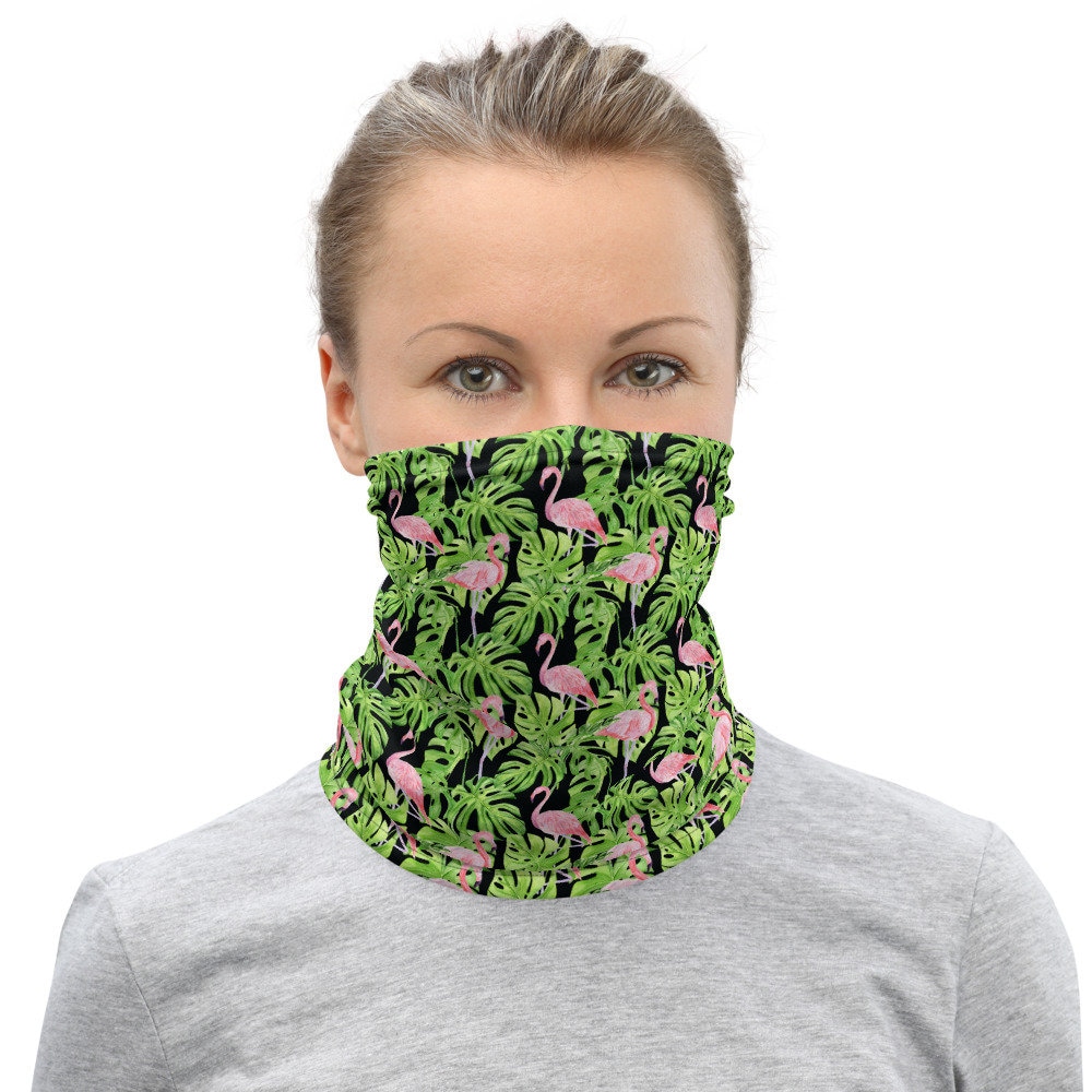 Pink Flamingos, Neck Gaiter, Headband, Bandana