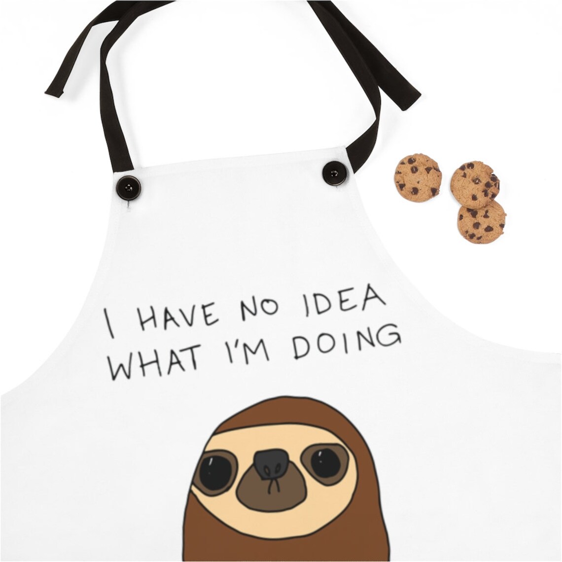 Confused Sloth Cookout Apron Funny Apron for Those Who Feel - Etsy