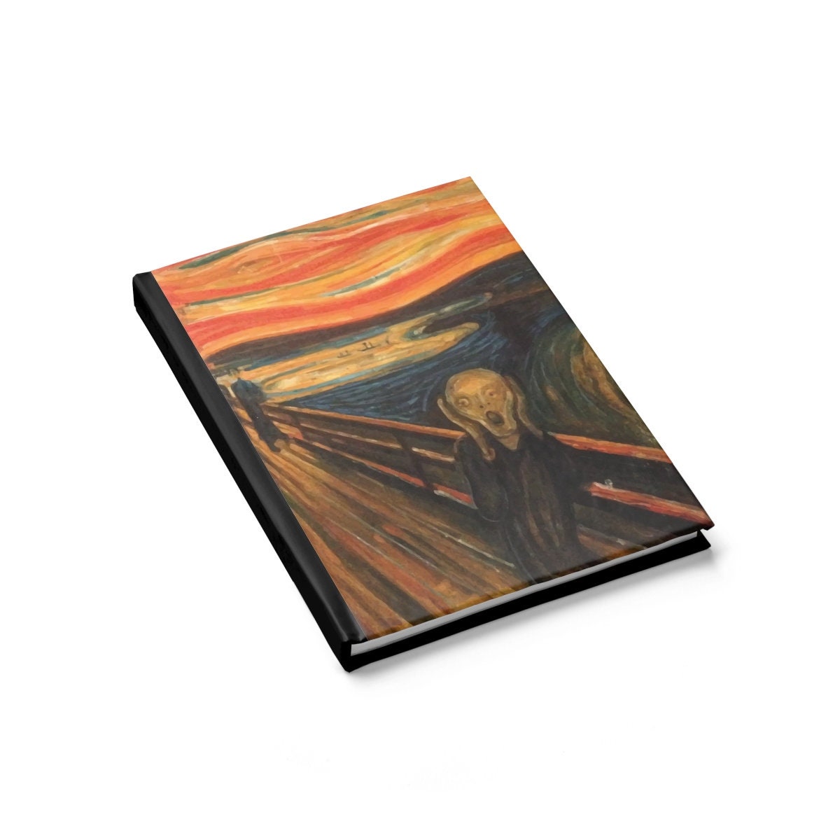 The Scream, Hardcover Journal, Ruled Line, Vintage, Antique Painting ...