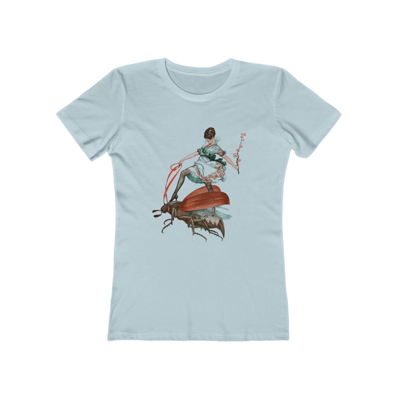 Woman Riding A Large Flying Insect Women's Boyfriend - Etsy