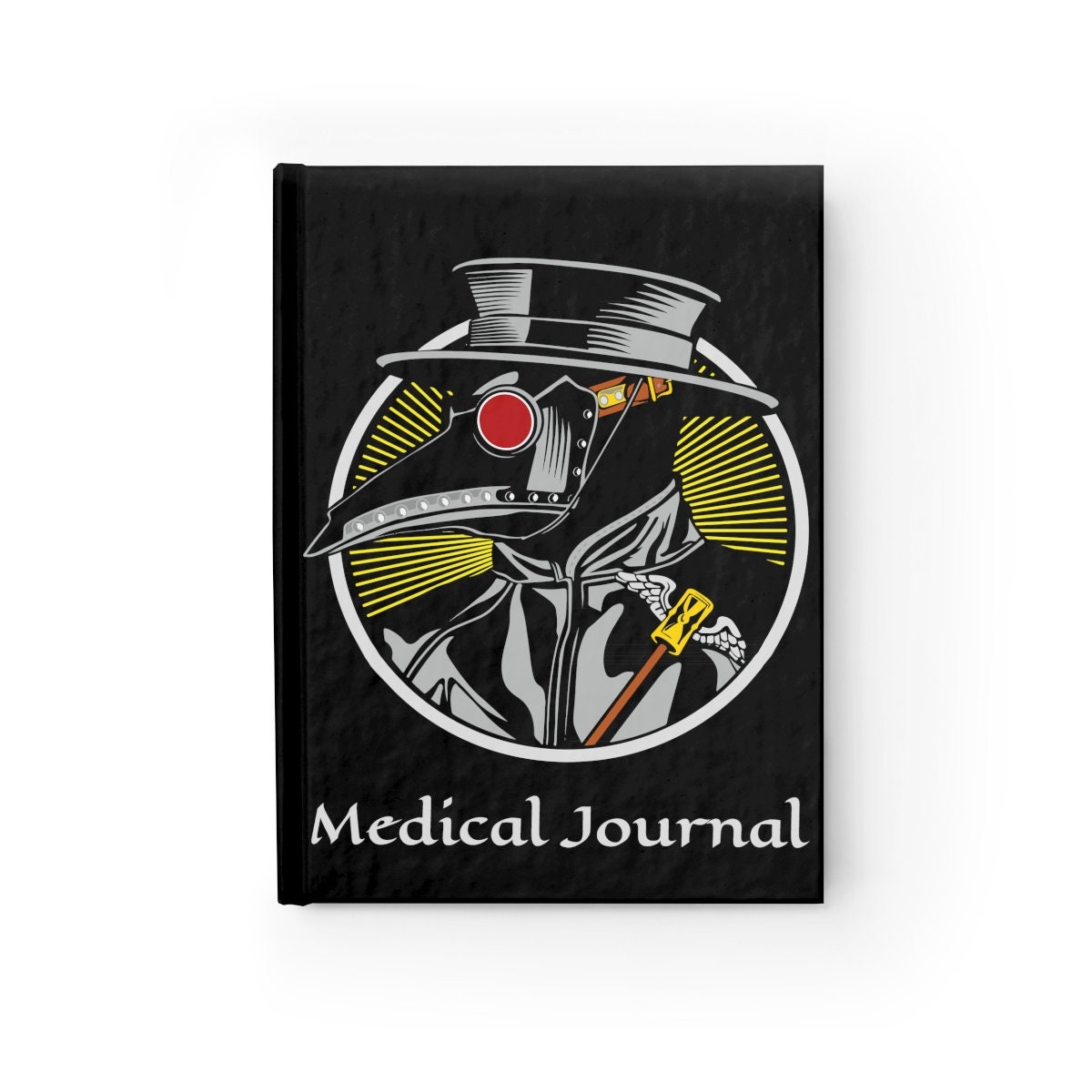 Plague Doctor Medical Journal, Hardcover Journal, Ruled Line, Vintage ...
