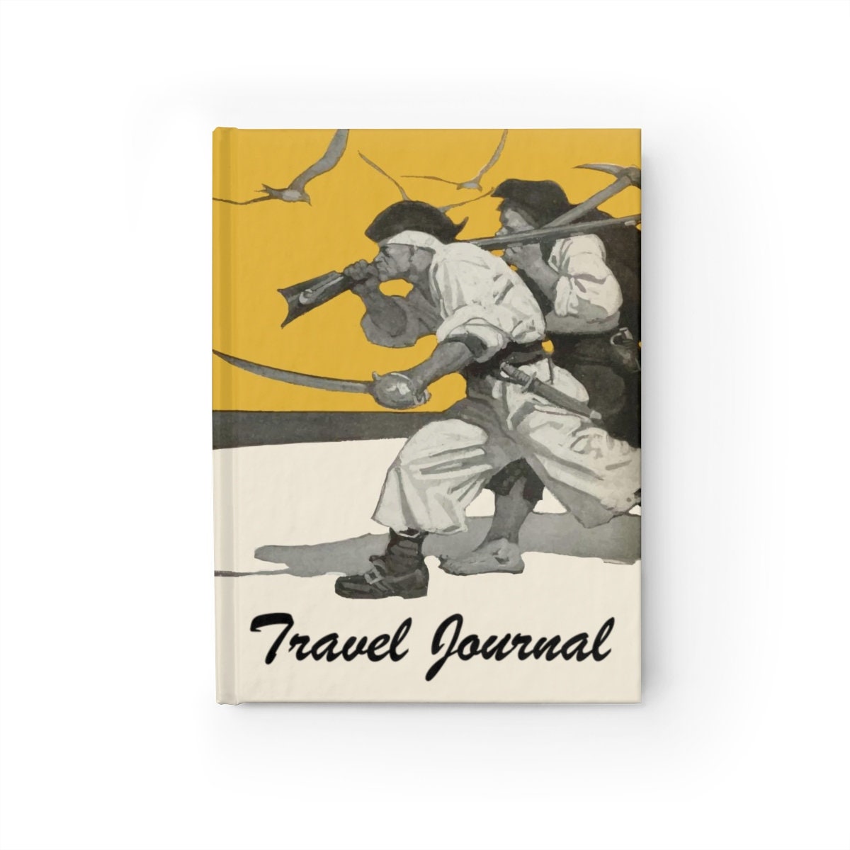 Pirate's Travel Journal, Hardcover, Ruled Line, Inspired From Treasure ...