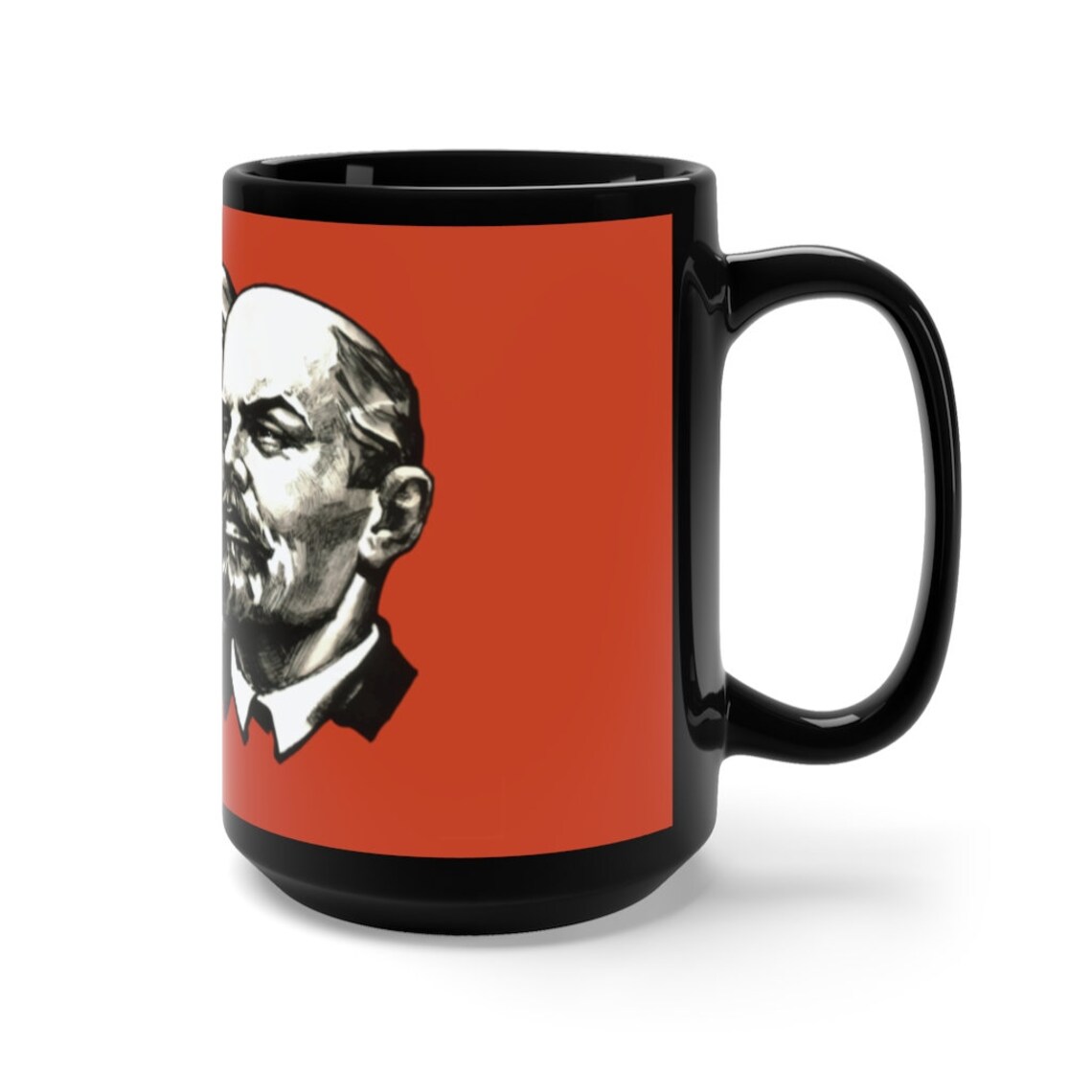 Marx Engels Lenin Black 15oz Ceramic Mug Socialism | Etsy