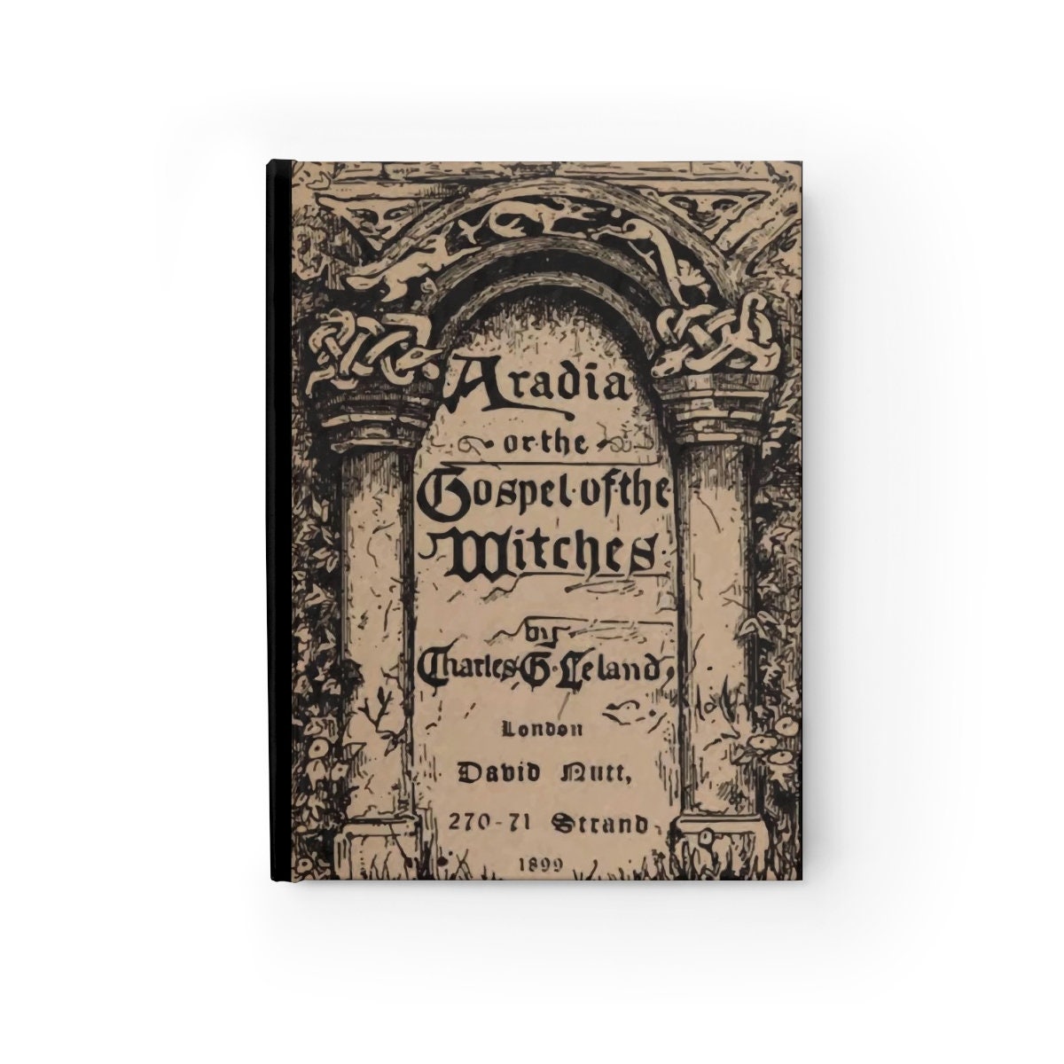 Gospel Of The Witches, Hardcover Journal, Opens Flat, Ruled Line, Title ...