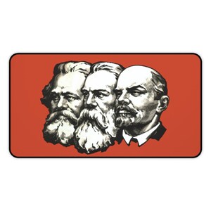 Marx Engels Lenin Desk Mat, Socialism, Communism, Marxism, Activism - Etsy