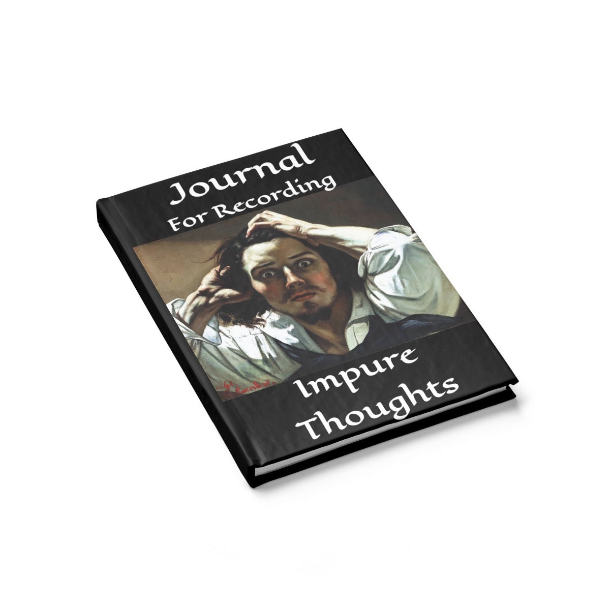 Impure Thoughts, Hardcover Journal, Ruled Line, Vintage Painting ...