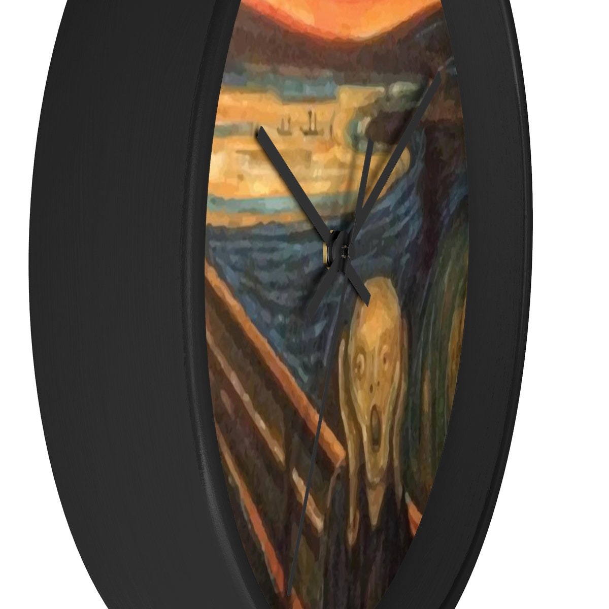 The Scream, 10 Wall Clock, Vintage, Antique Painting, Edvard Munch 1893