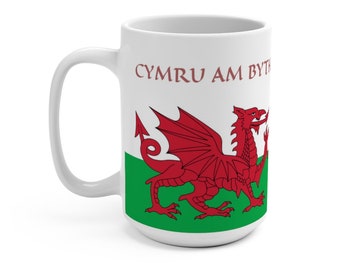 Cymru Am Byth Neck Gaiter Red Dragon Flag of Wales Welsh | Etsy