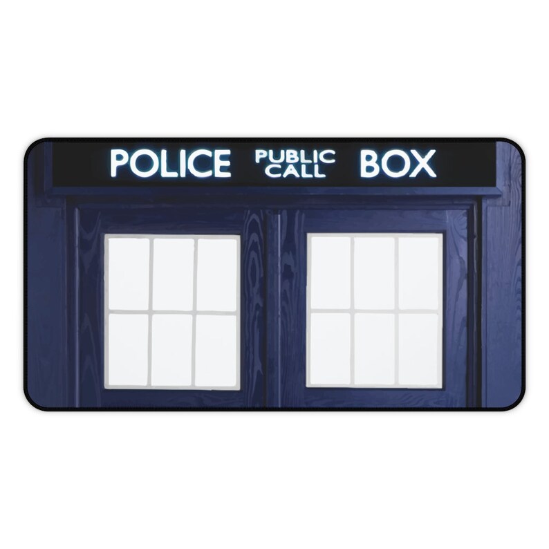 TARDIS Desk Mat, Inspired From Doctor Who - Etsy