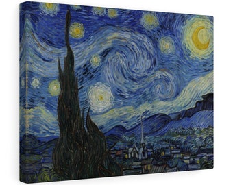 Vincent Van Gogh, the Starry Night 1889,canvas Print,van Gogh Art ...