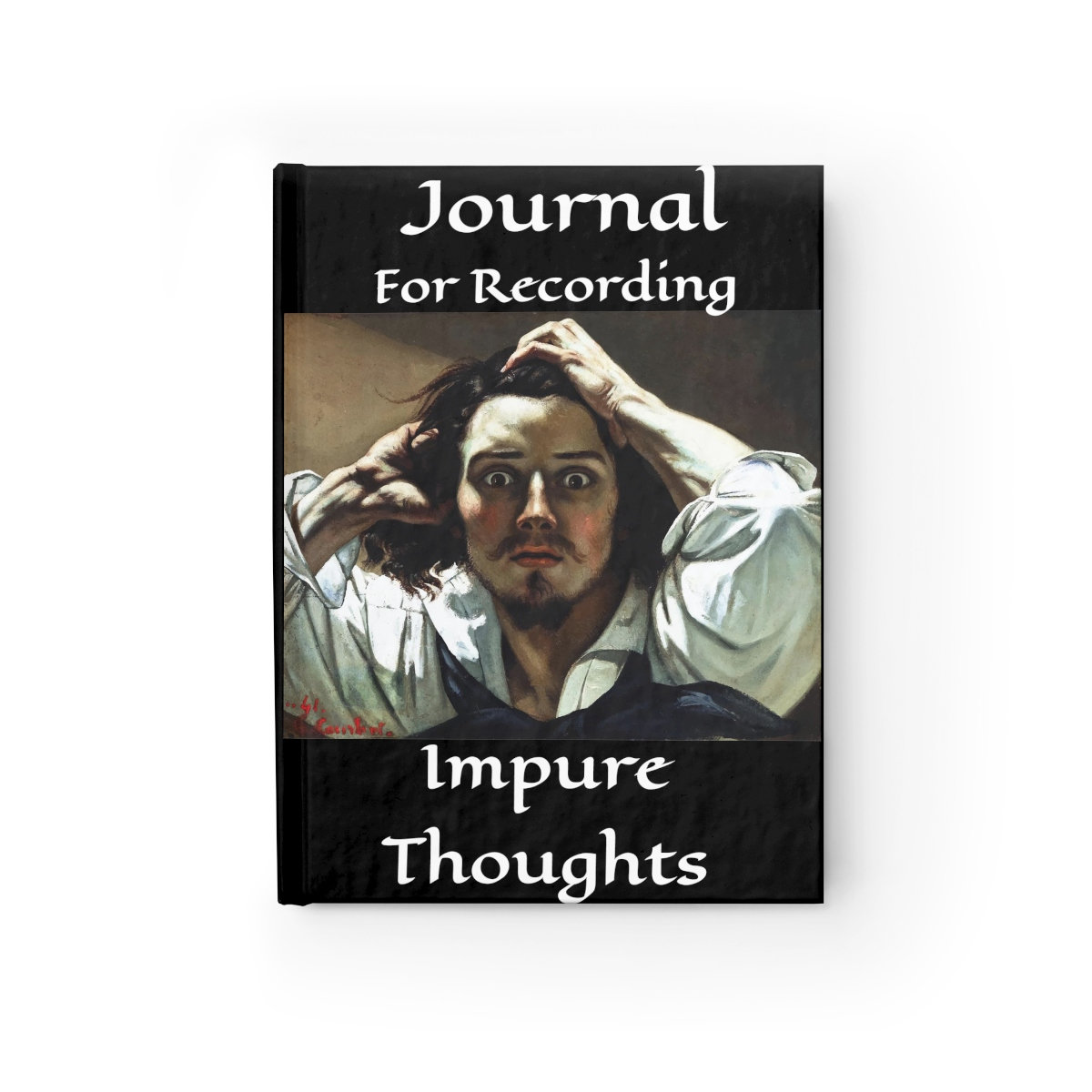 Impure Thoughts, Hardcover Journal, Ruled Line, Vintage Painting ...
