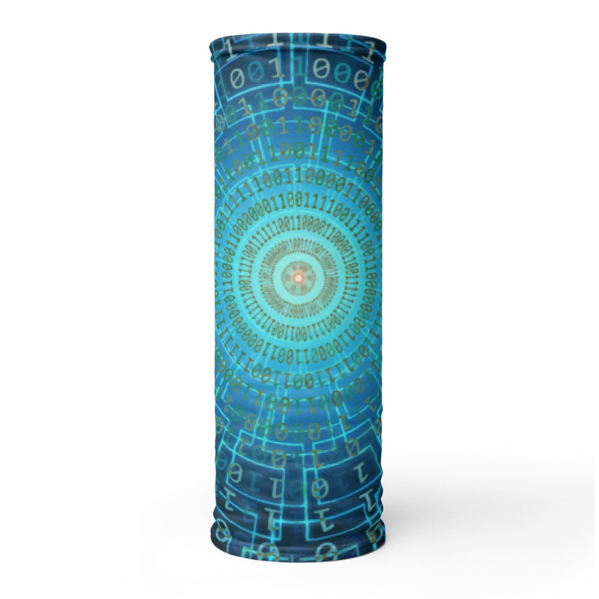 Binary Code, Neck Gaiter, Cyberpunk Inspired, Headband, Bandana