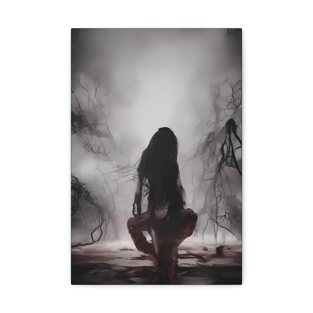 Death of the Wood Nymph, Canvas Print, Forest Spirit, Ethereal, Sacred ...
