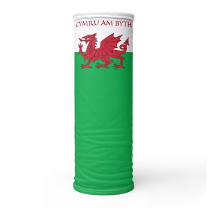 Cymru Am Byth, Neck Gaiter, Red Dragon, Flag of Wales, Welsh Motto ...