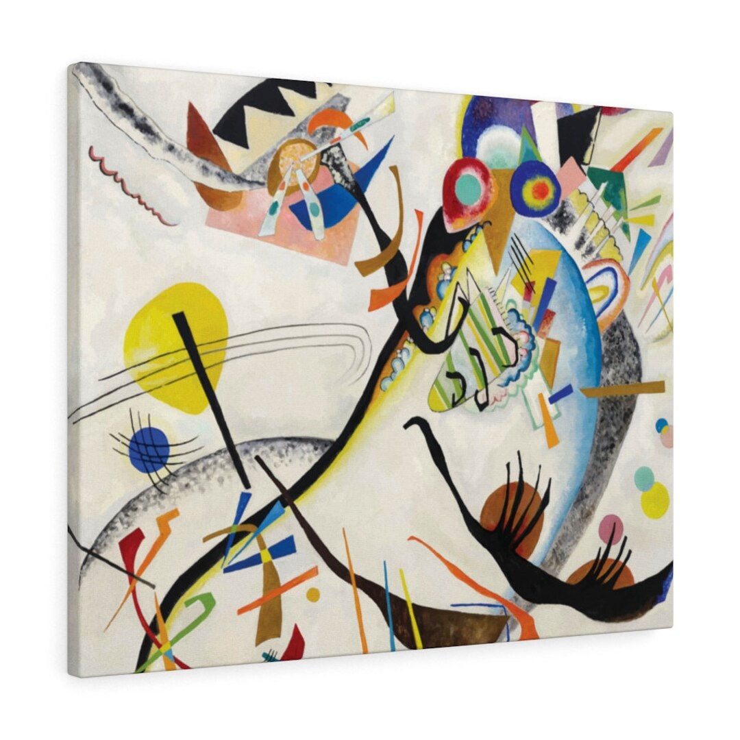 Blaues Segment, 90"x60" Leinwanddruck, Wassily Kandinsky, Abstrakt ...