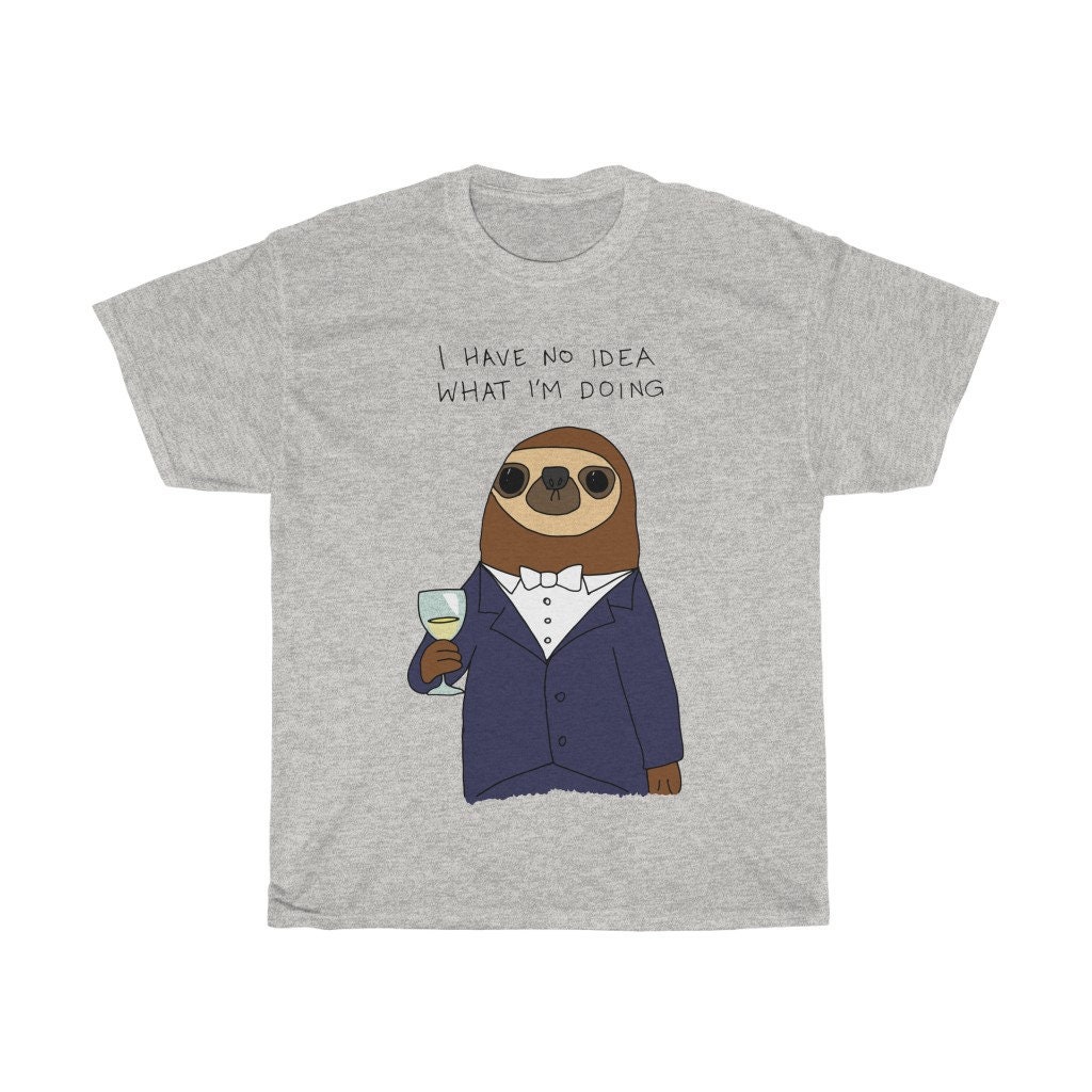 Confused Sloth Unisex T-shirt, Funny Shirt For Those Who Feel Out Of Place